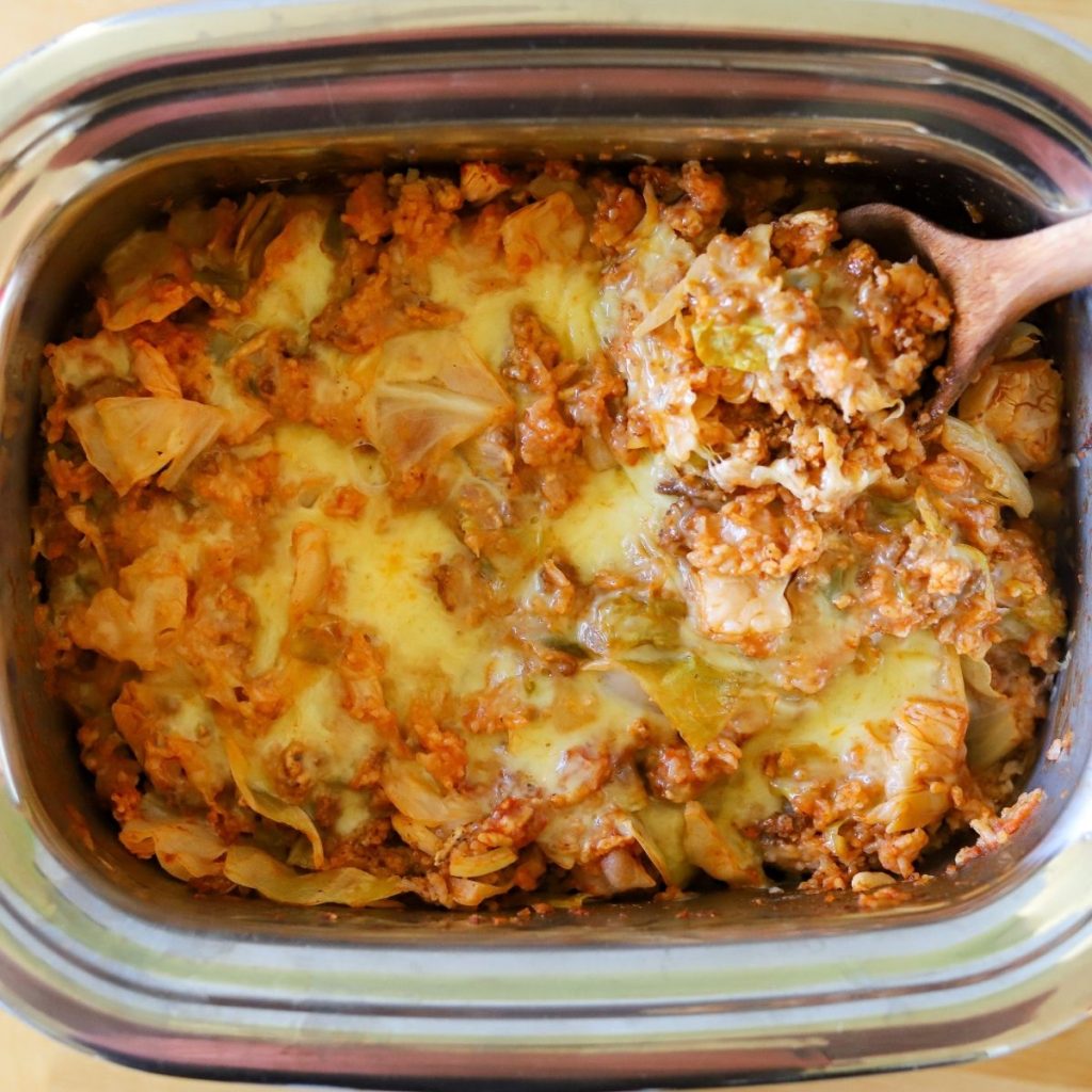 Crock Pot Cabbage Roll Casserole Recipe Myhappymood